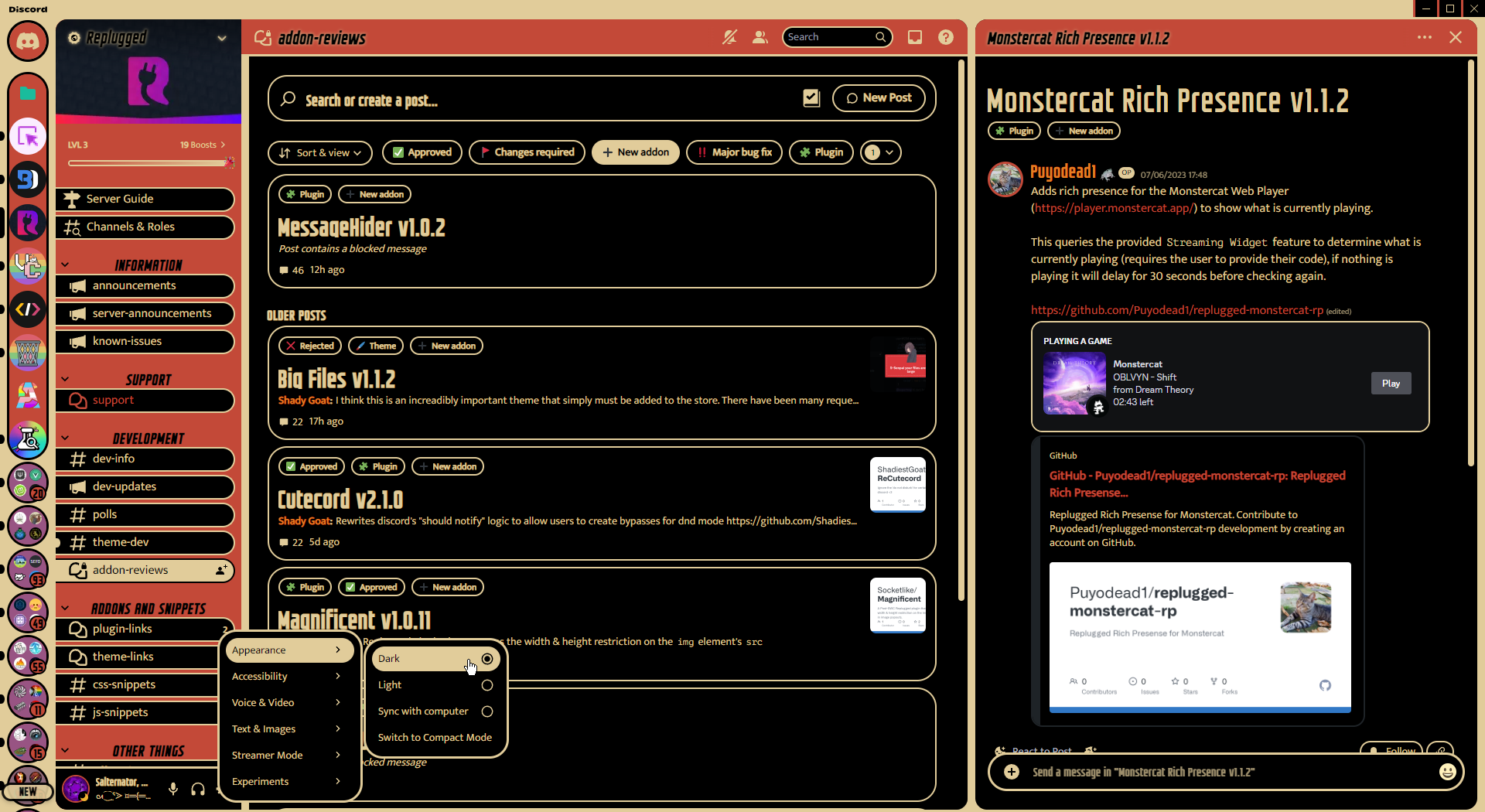 Tritone - Replugged Theme